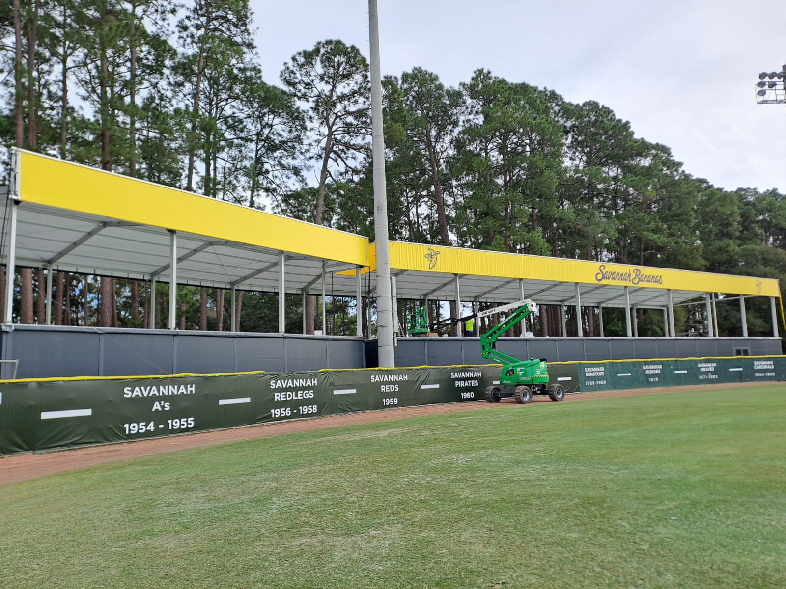 Spectator Grandstand At A Baseball Ground In The USA | HR Structures
